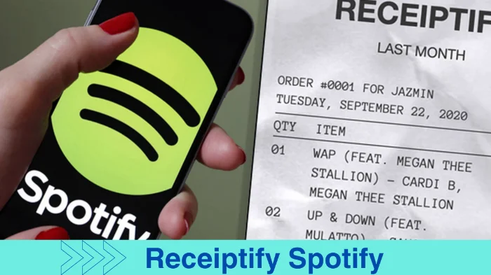 Receiptify – Generate Spotify Receipts with Receiptify