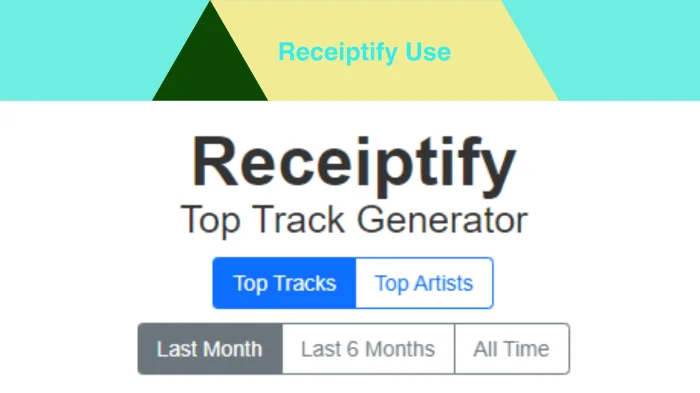 Receiptify – Generate Spotify Receipts with Receiptify